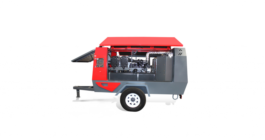 Diesel Engine Portable Screw Air Compressor- Elang