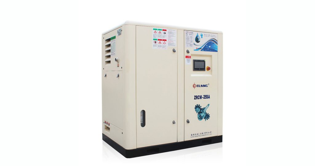 25HP 18.5kw 10Bar 2.7m3/min Oil Free Screw Air Compressor-Elang